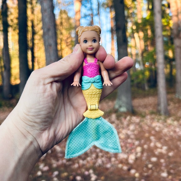Barbie | Toys | Barbie Chelsea Colorful Mermaid Doll With Pink And Blue ...